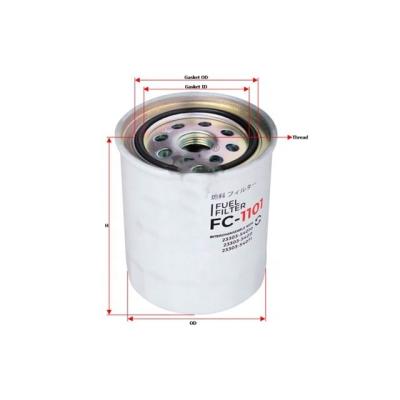 Cina FC1101 Filtro di carburante per motori di trattori P550057 1504142 C6003117460 2800025 Competitivo in vendita