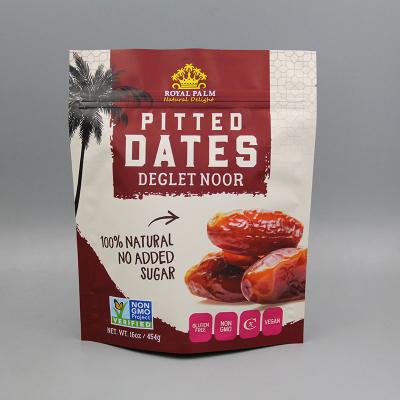 中国 Wholesale Custom Logo Plastic Vacuum Snack Mango Dried Fruit Package Pouch Dry Food Packaging Bag 販売のため