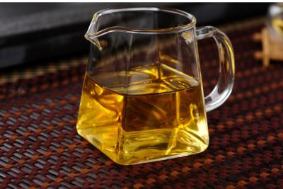 China Customizable Square heat-resistant high temperature glass Kung Fu tea set thickened fair cup tea leak tea sea square cup for sale