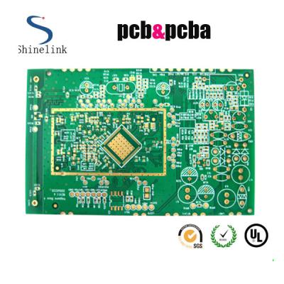 China da” placa multilayer do PWB do ouro imersão 5u com cobre de BGA 2.0oz à venda