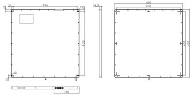 Cina Sensori di silicio amorfo Detettore a pannello piatto DR dinamico e test non distruttivi in vendita