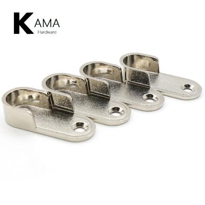 중국 코트 행어 D16mm 니켈을 위한 두껍게 된 아연 합금 브라켓 원형 관 홀더는 도금처리했습니다 판매용