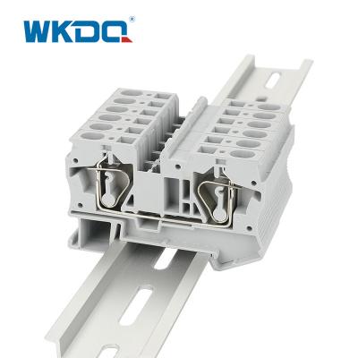 中国 Three Layer Spring Terminal Blocks Multi Levels 4mm² IEC 60947-7-1 販売のため