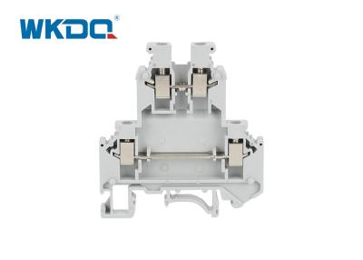 中国 Plastic Nylon PA66 V0 Electric Installation Panel Mounted Feed Through Screw Cage 販売のため