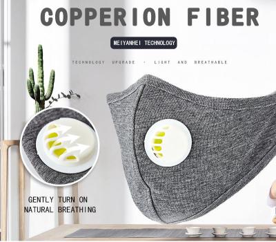Cina Ion Cotton Mouth Face Mask di rame, maschera di polvere lavabile di inquinamento del ODM dell'OEM anti in vendita