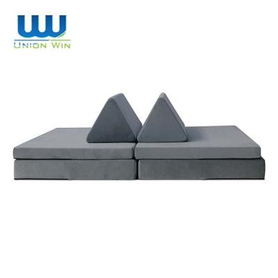 Cina la schiuma 6pcs ha incitato i bambini a giocare lo strato con la copertura lavabile per uso dell'interno in vendita