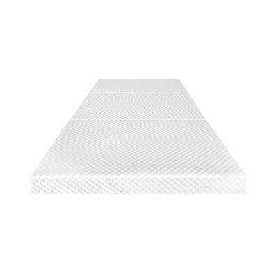 China Gebreid het Geheugenschuim Topper With Waterproof Lining van Stoffentrifold Te koop