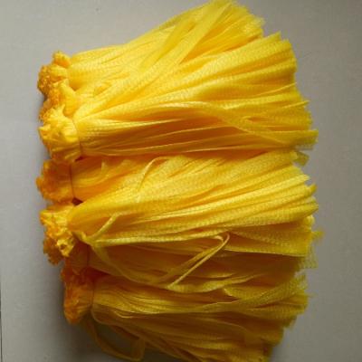 Κίνα LDPE κίτρινη υφαμένη πλαστική συσκευασία τσαντών Sleeving πλέγματος προς πώληση