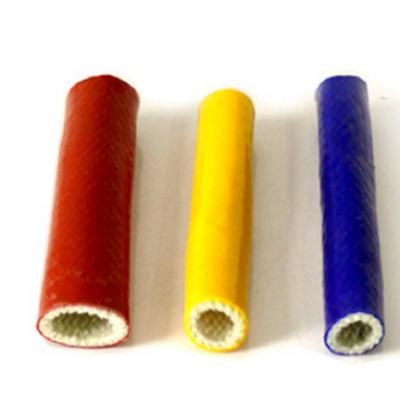 Κίνα Ε λαστιχένιο φίμπεργκλας Sleeving σιλικόνης γυαλιού UL αλεξίπυρο προς πώληση