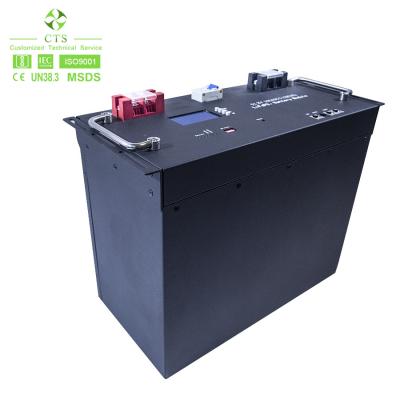 중국 홈 스토리지를 위한 태양 Lifepo4 래키드 리튬 이온 전지 24v 48v 100ah 200ah 5 kw 10 kw 판매용