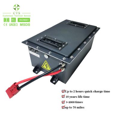 중국 가장 좋은 골프 카트 리?? 배터리 판매 48V 72V 100Ah 150Ah Lifepo4 배터리 팩과 스마트 BMS 판매용