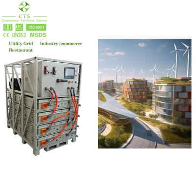 중국 CTS 186kWh 산업용 및 상업용 오프그리드 에너지 저장 시스템 액체 냉각 기능의 Lifepo4 배터리 판매용