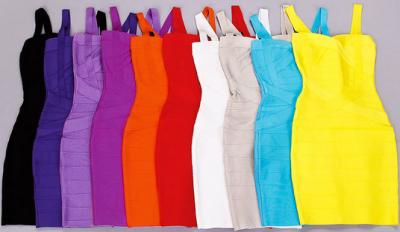 Cina Lungi fino alle caviglie disponibili casuale di colori del vestito dalla fasciatura della cinghia delle signore di estate 9 in vendita