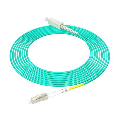 China Simplex Patch Cord OM3 Multimode 3.0mm LSZH Jacket with LC SC FC ST Connectors for sale