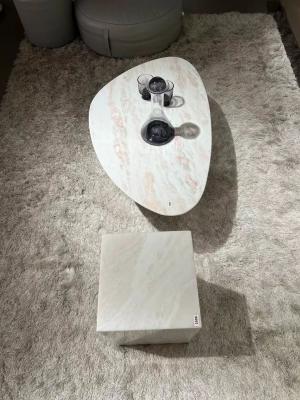 China High Durability Marble Coffee Table Elegant For Living Rooms for sale