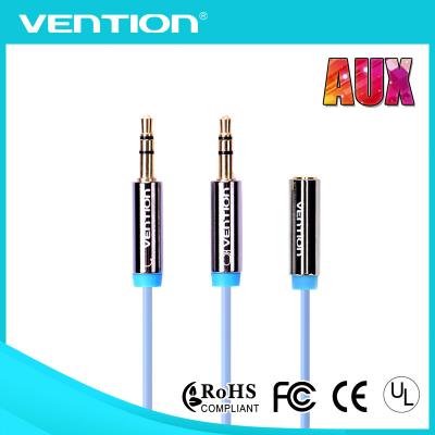 Cina Maschio 2 cavo ausiliario stereo del cavo OFC della femmina 3.5mm all'audio per il cellulare/DVD in vendita