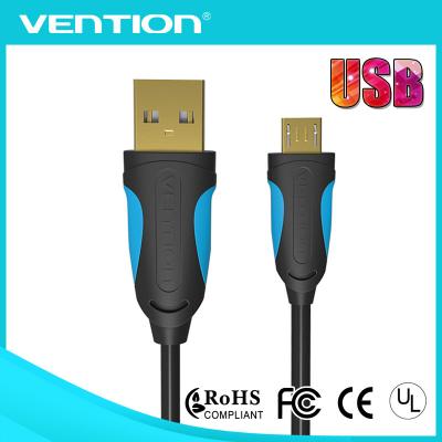 Cina L'oro nero del cavo di estensione di USB 2.0 del TPE ha placcato il maschio di A al micro maschio di B in vendita