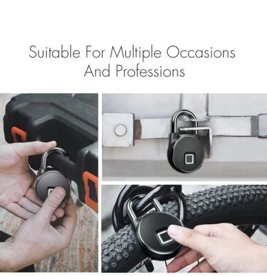 Cina IP56 impermeabile S502 smart impronta digitale lucchetto nero colore per la sicurezza appartamento in vendita