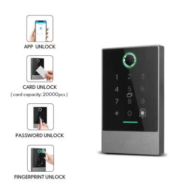 Cina 1 kg/pcs S618 Waterproof TTlock APP Access Control Doorlock Digital Password Card Code Smart Door Lock per la casa in vendita