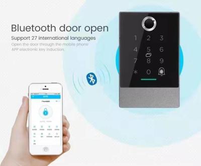 Cina 1 kg/pcs S618 Waterproof TTlock APP Access Control Doorlock Digital Password Card Code Smart Door Lock per la casa in vendita