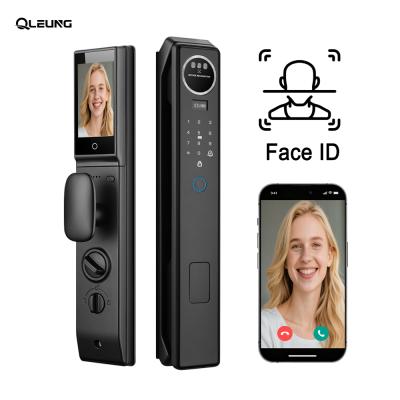China Qleung S959max Smart Door Lock with Cloud Data Storage WiFi Network and Emergency Power USB for sale