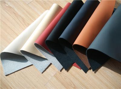 Cina Tessuto da arredamento di cuoio reale riciclato 7 colori della mucca di cuoio del tessuto in vendita