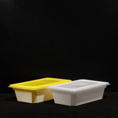 중국 750ml 일회용 플라스틱 PP 점심 상자 판매용