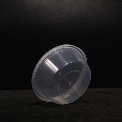 China Eco Friendly 220ml Stackable Customized Color PP Round Lunch Box With Lid for sale