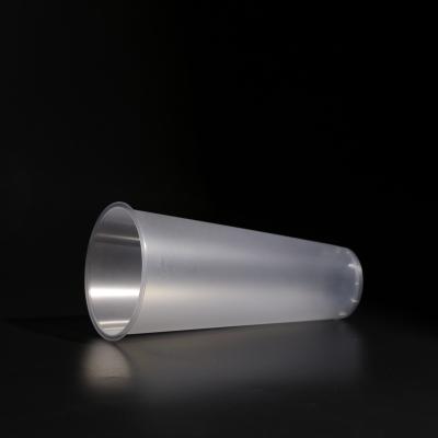 中国 パーソナライズ可能な600ml 透明なプラスチック 使い捨てカップ 丸いPPボバ茶カップ 販売のため