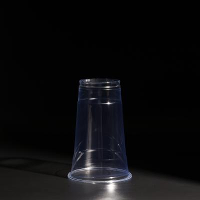 China Taza de plástico PET reutilizable apilada libre de BPA con impresión de logotipo personalizado en venta