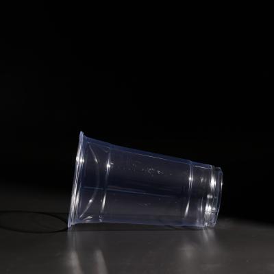 China Taza de plástico PET reutilizable apilada libre de BPA con impresión de logotipo personalizado en venta