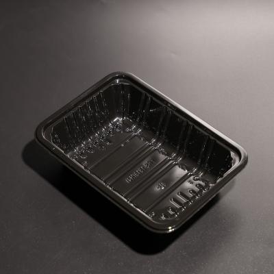 China Eenmalige stapelbare PET-plastic voedselbakken met aangepaste kleur Te koop