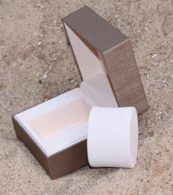 Gold brushed grain special paper bracelet box with High quality Customized Your