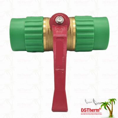China Dual Guard Ball Valve Double Union Ball Valve HOMOGENOUS JOINT for sale