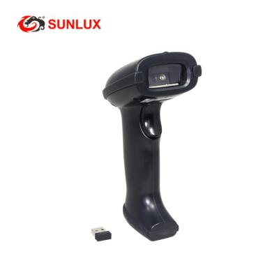 China Supermarket White LED 20mm Wireless 2D Barcode Scanner for sale