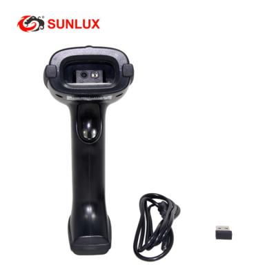 China Warehouse 100000LUX 360° 1D 2D 2.4G Barcode Scanner for sale