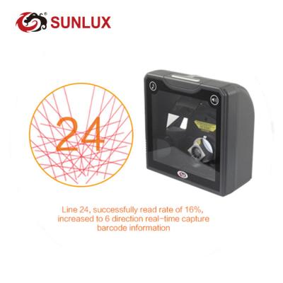 Cina Multi linee del grande della finestra di Omni di ricerca lettore di codici a barre automatico del laser per il supermercato in vendita