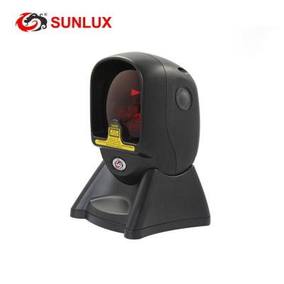 Cina 20 linee multi lettore di codici a barre automatico nero del piano d'appoggio di Omni di funzione in vendita
