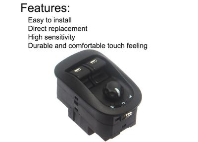 China 24 Pin Electric Switch Button Illuminated door Orangeled Peugeot 206 207 C2 Fiat Te koop