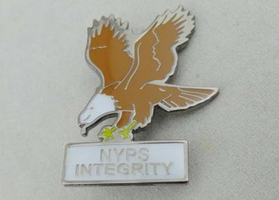 중국 NYPS 연약한 사기질 Pin는 곁에 철 물자와 까만 니켈로 각인해 죽습니다 판매용