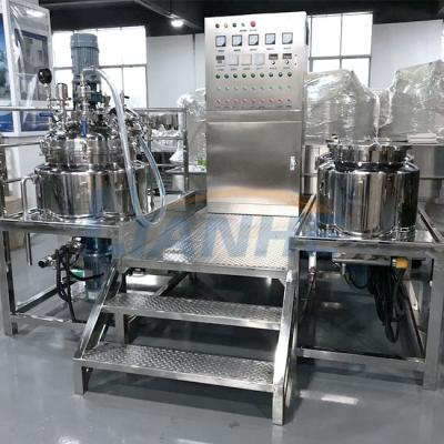 Китай 50L Fixed Type Vacuum Emulsifier Mixer Paste Lotion Making Machine SUS Material продается