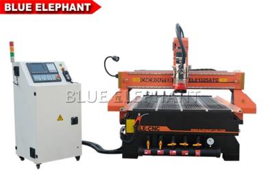 Cina Router di CNC di ATC 3d di dimensione del sistema di controllo di Taiwan SYNTEC grande 1325, router di CNC della lavorazione del legno con il commutatore automatico dello strumento del carosello in vendita