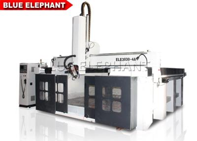 China Máquina do router do CNC da linha central do isopor 5 para a gravura de madeira quatro - rolamento de esferas importado fileira à venda