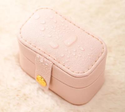 Cina Il ODM Mini Travel Jewelry Box Organizer imprime lo SGS portatile di cuoio dell'unità di elaborazione in vendita