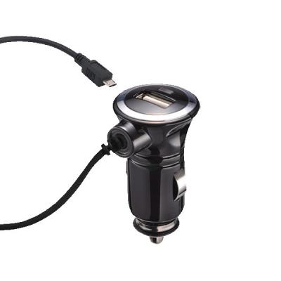 中国 12V iPhone、iPod のための黒い二重 USB 車の充電器 2100mAh 販売のため