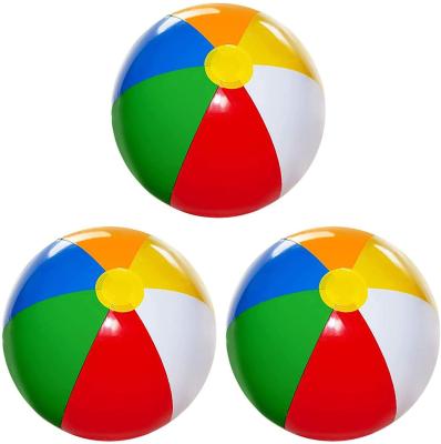 Cina Ecologico impermeabile antiusura del beach ball a 24 pollici multicolore del PVC in vendita