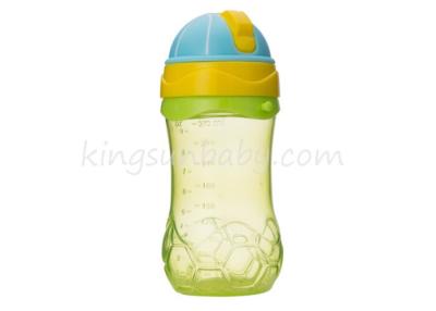 Cina Bottiglia bevente del bambino di sport di colore del doppio di 9 Oz con paglia molle tagliata non facilmente in vendita