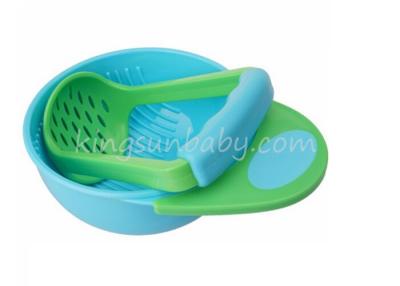Cina ciotola di plastica di frantumazione della ciotola del bambino di aspirazione di Non caduta ecologica senza BPA in vendita