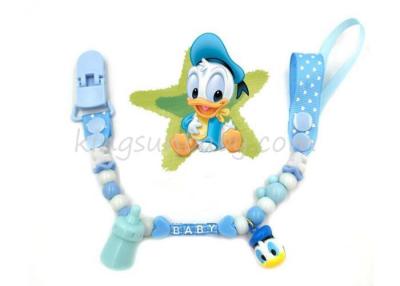 Cina Il bambino del commestibile della catena della tettarella dei giocattoli del silicone ha personalizzato la catena di Teether delle clip del manichino in vendita
