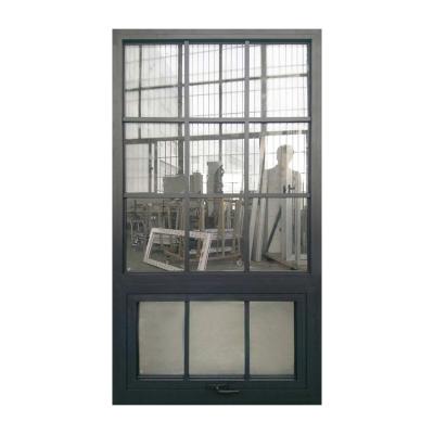 Cina KDSPorta di edificio 1mx3m Cornice in alluminio Recinzione vetro Finestre integrate colore nero Casa telone Finestra in vendita